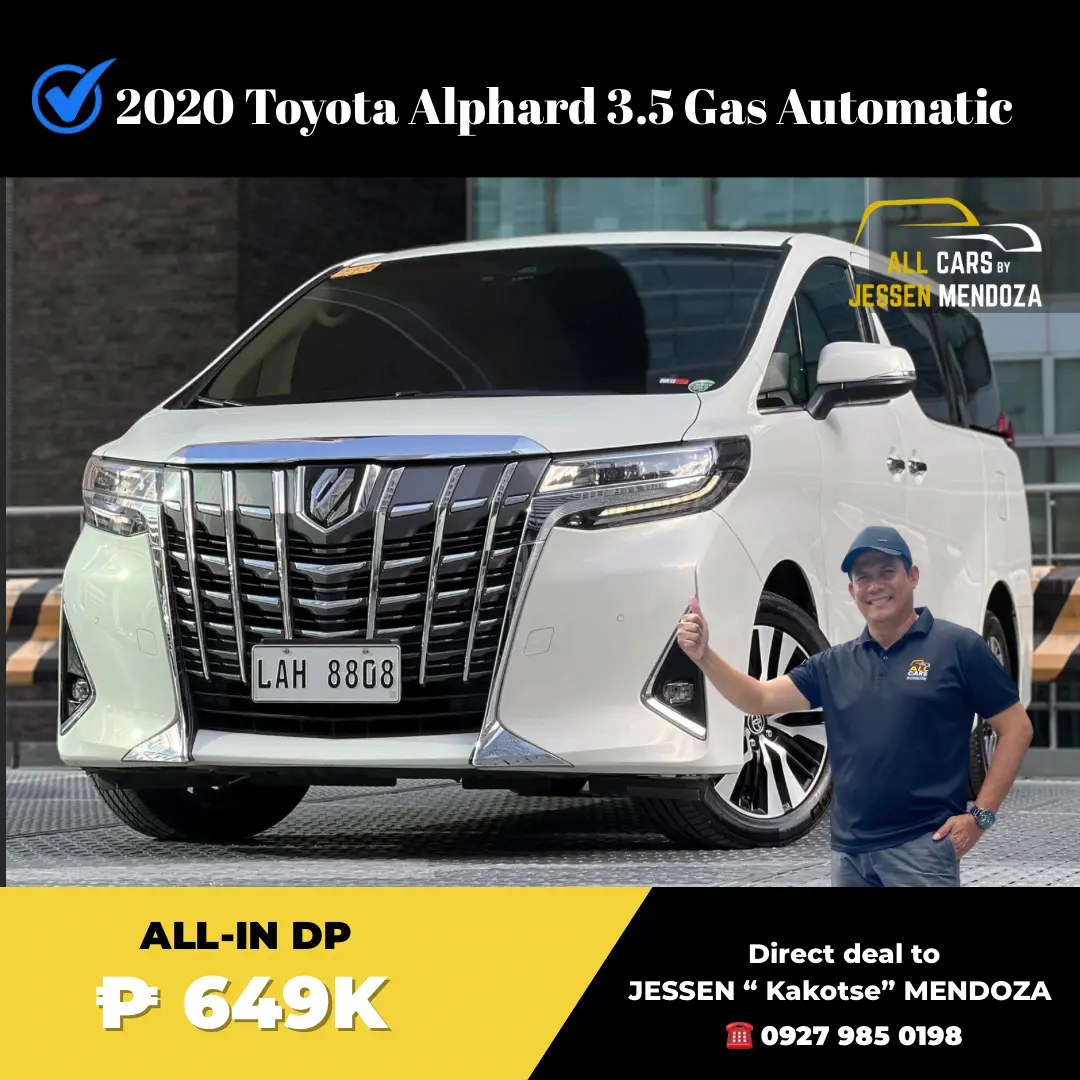 Buy Used Toyota Alphard 2020 for sale only ₱2098000 - ID899099