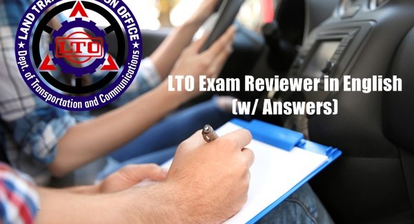 2020 LTO Exam Reviewer with Answers in English